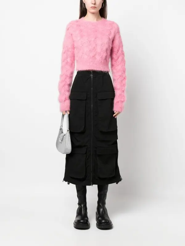 Dsquared2 Brushed Mohair-blend Jumper - Pink