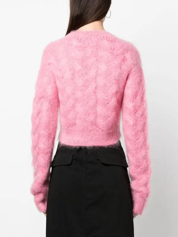 Dsquared2 Brushed Mohair-blend Jumper - Pink