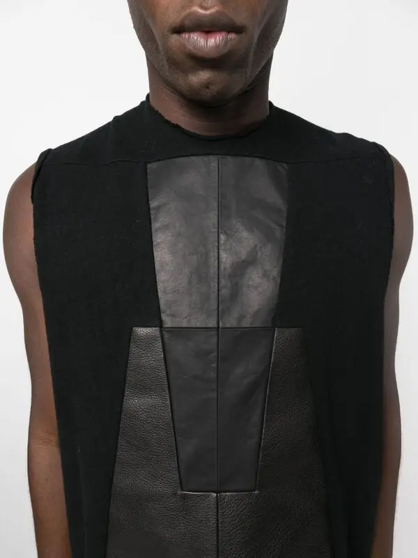 Rick Owens Panelled Design Tank Top