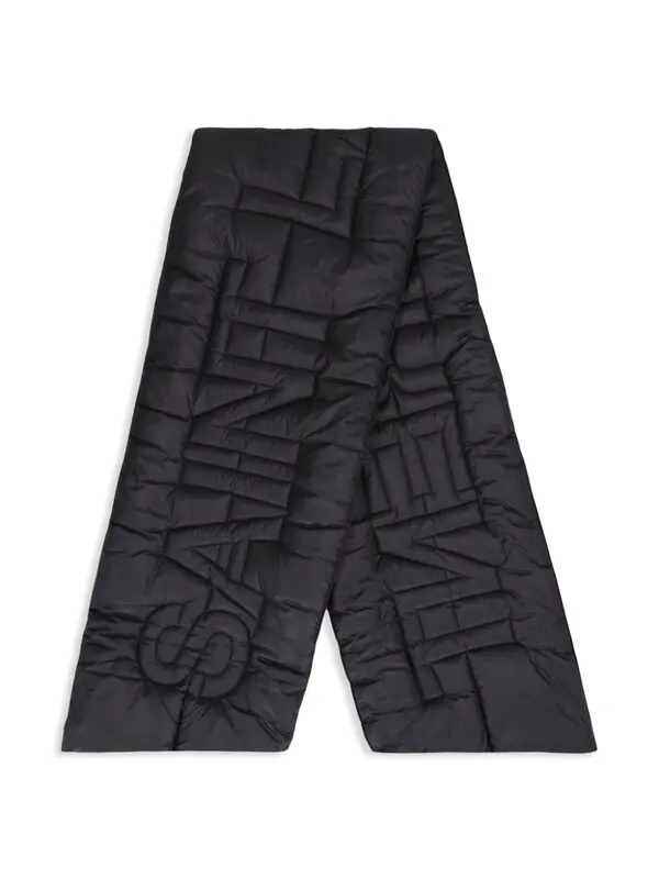 Saint Laurent Logo-embossed Padded-design Scarf
