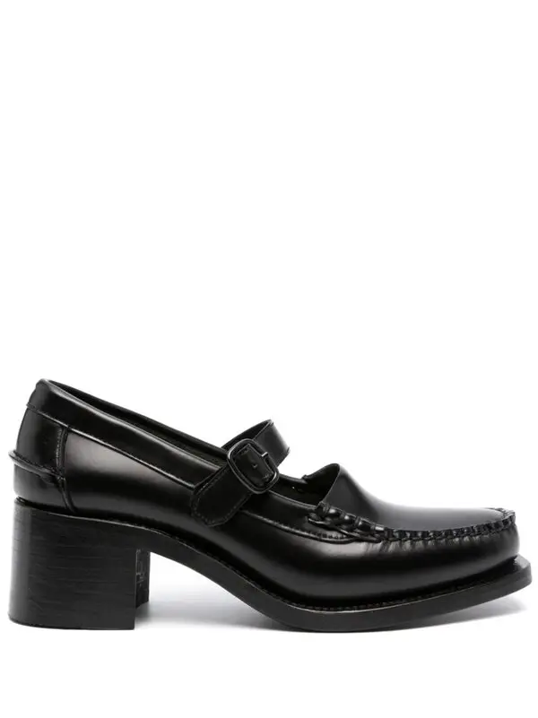 Hereu Blanquer Leather Loafers - Black