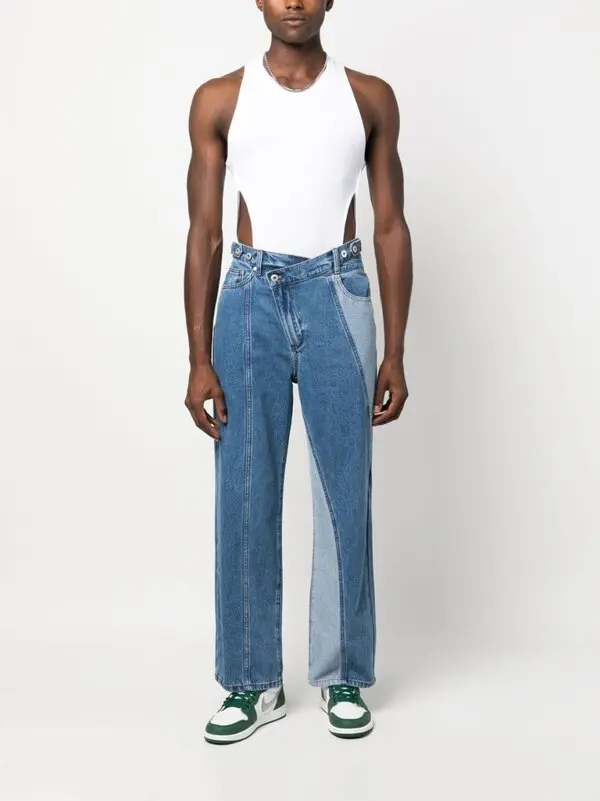 FENG CHEN WANG Deconstructed Denim Jeans