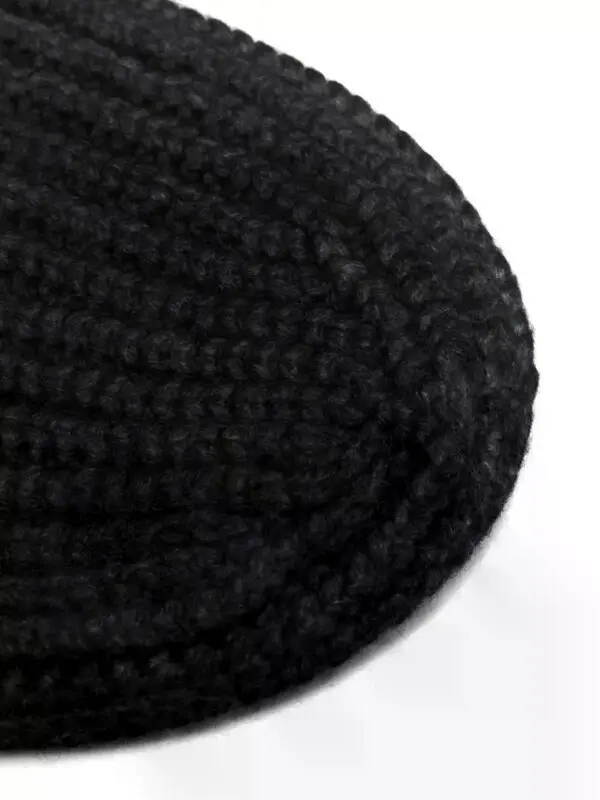 Avant Toi Distressed Knitted Beanie