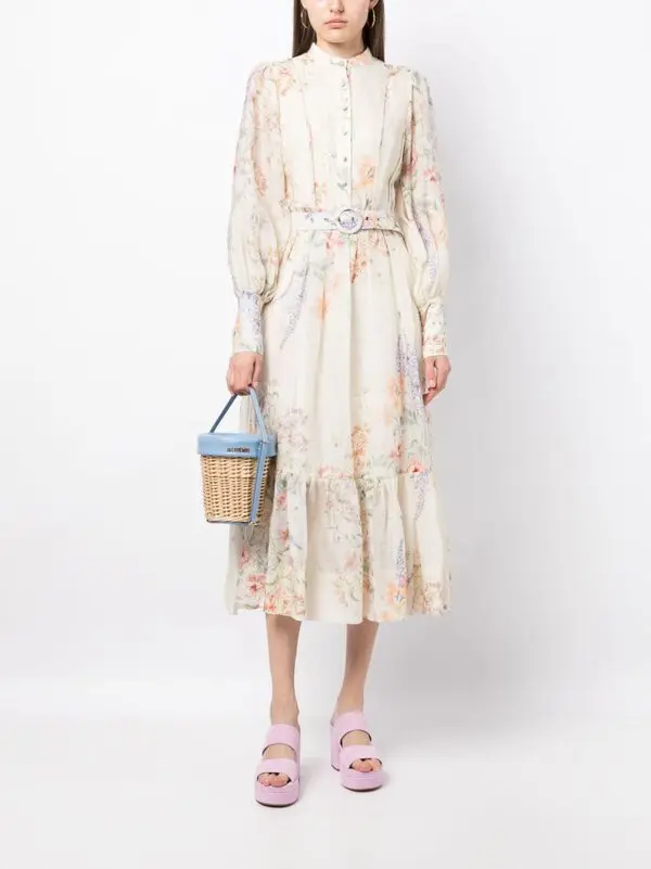 WE ARE KINDRED Primrose Belted Midi Dress