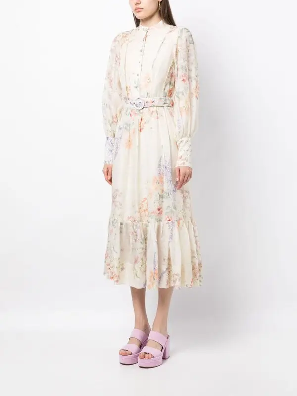 WE ARE KINDRED Primrose Belted Midi Dress