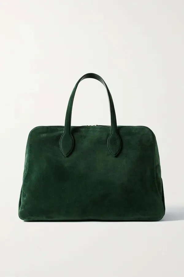 Khaite Maeve Weekender Large Suede Tote