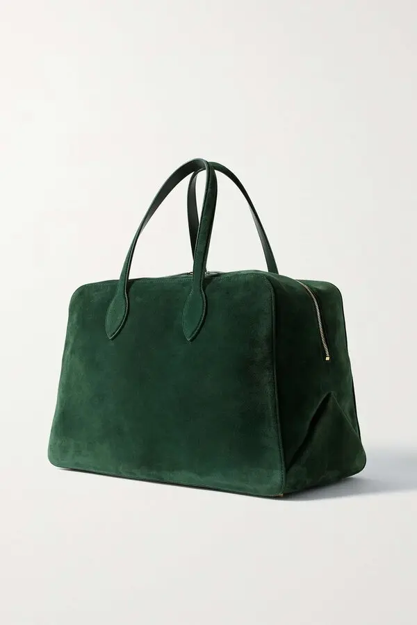 Khaite Maeve Weekender Large Suede Tote