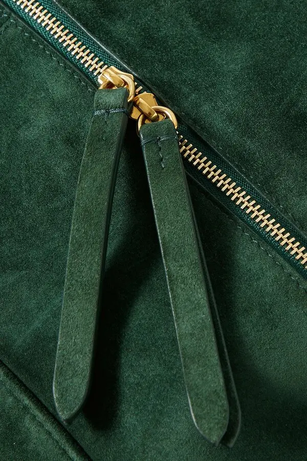 Khaite Maeve Weekender Large Suede Tote