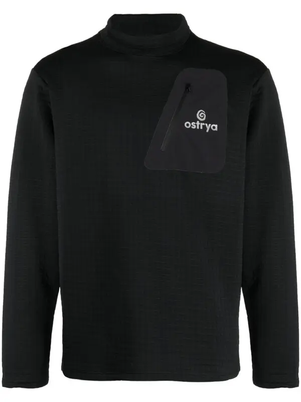 OSTRYA Tessellate Logo-print Sweatshirt