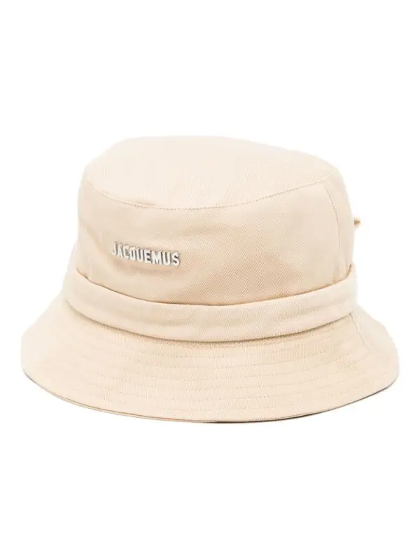Jacquemus Le Bob Gadjo Bucket Hat - Neutrals