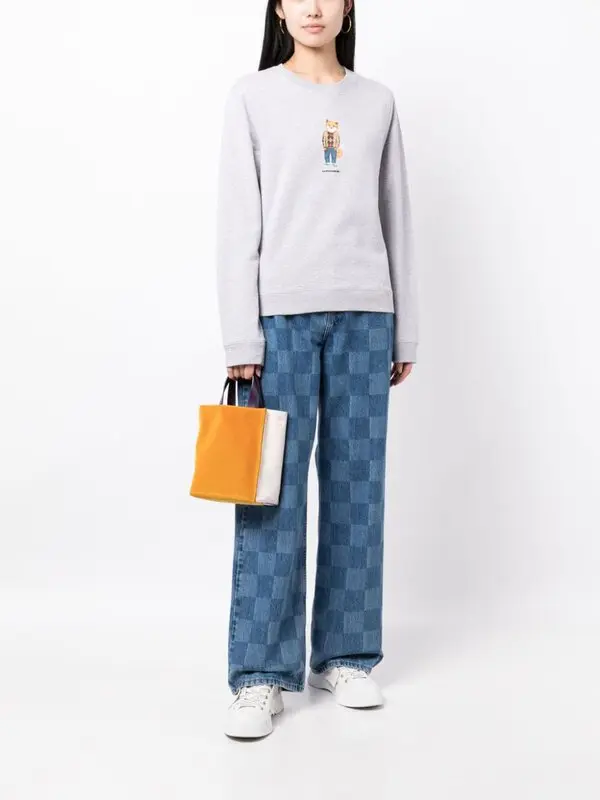 Maison Kitsuné Fox-print Cotton Sweatshirt