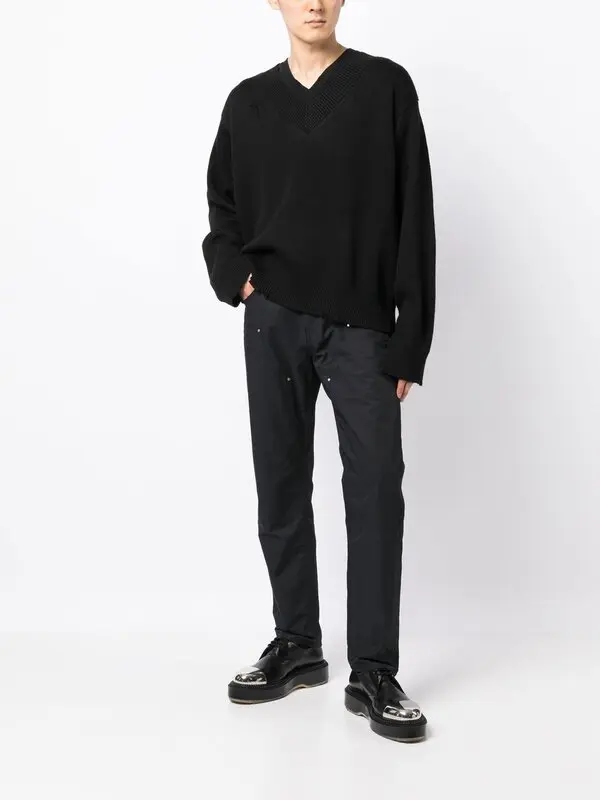 C2H4 Layered Distressed-finish Jumper