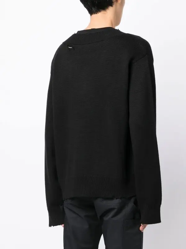 C2H4 Layered Distressed-finish Jumper