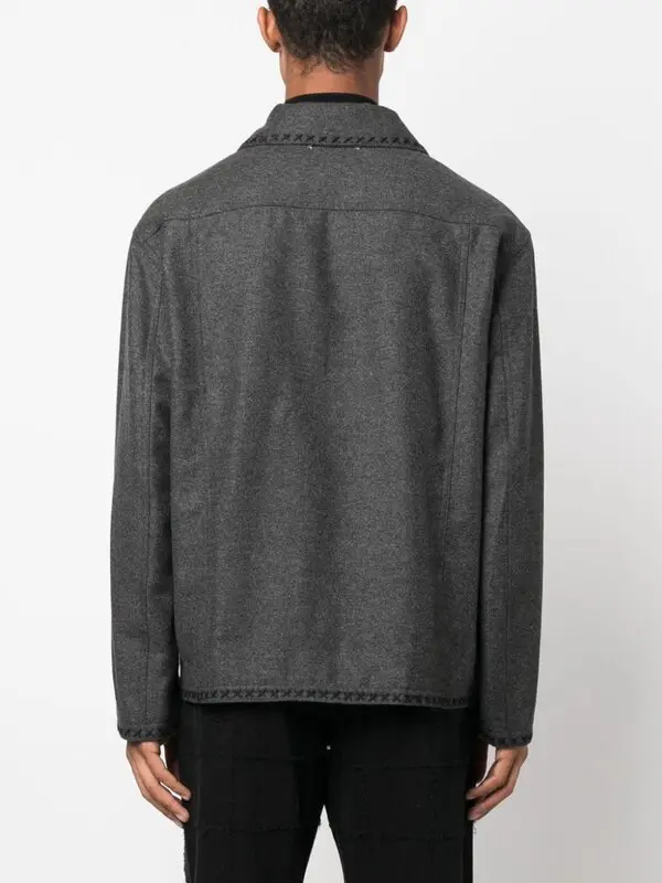 GOLDEN GOOSE Embroidered Wool Jacket