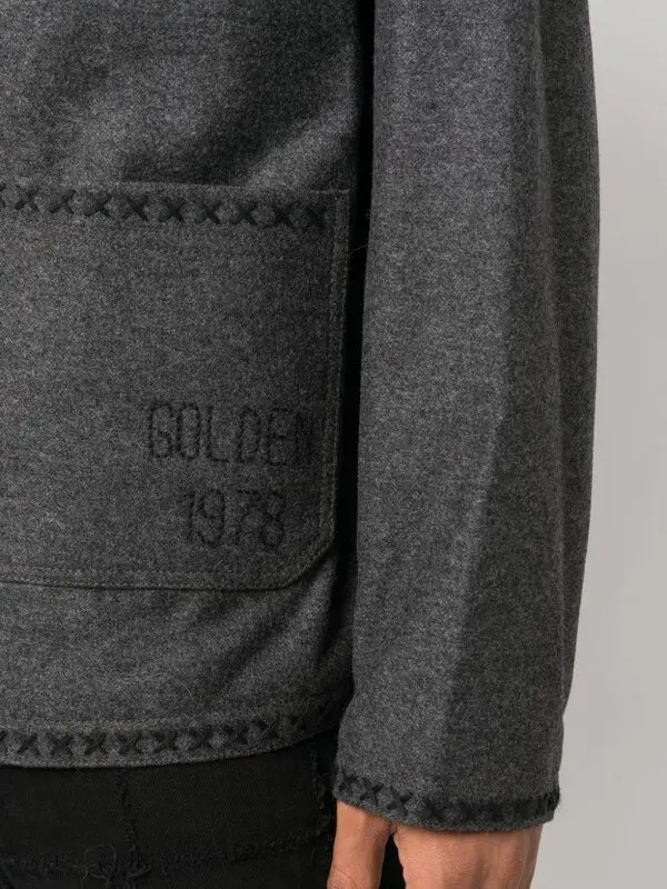 GOLDEN GOOSE Embroidered Wool Jacket