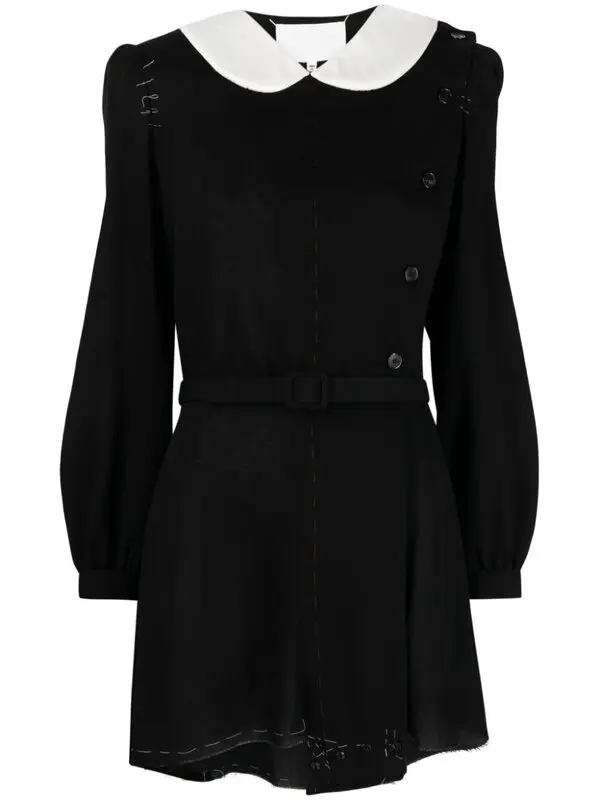 MAISON MARGIELA Peter Pan-collar Wool Minidress