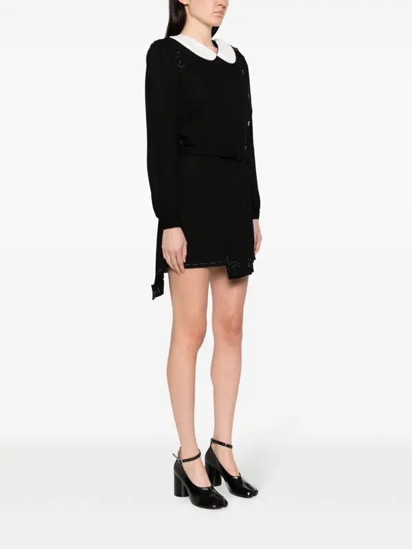 MAISON MARGIELA Peter Pan-collar Wool Minidress