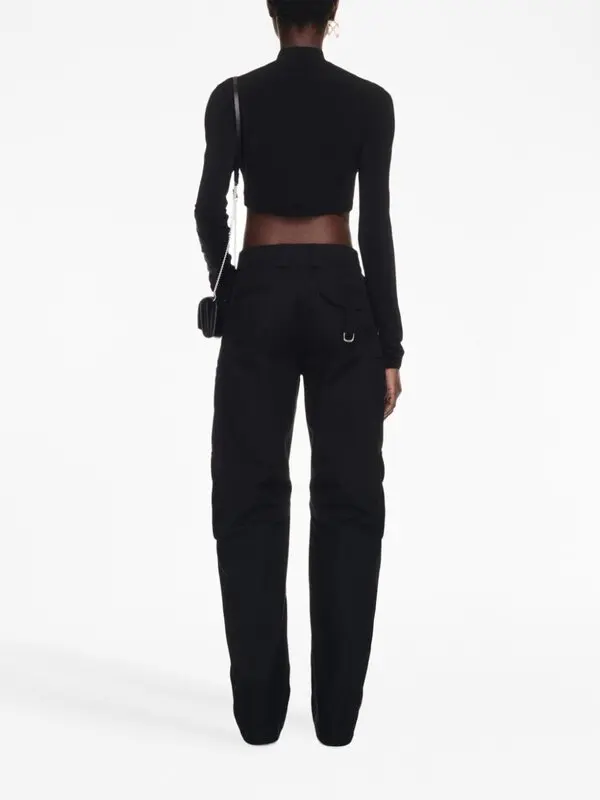 Off-White Straight-leg Cotton Cargo Trousers