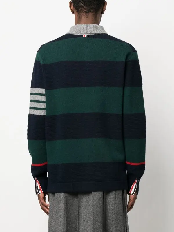 Thom Browne Rugby Jacquard Polo Shirt