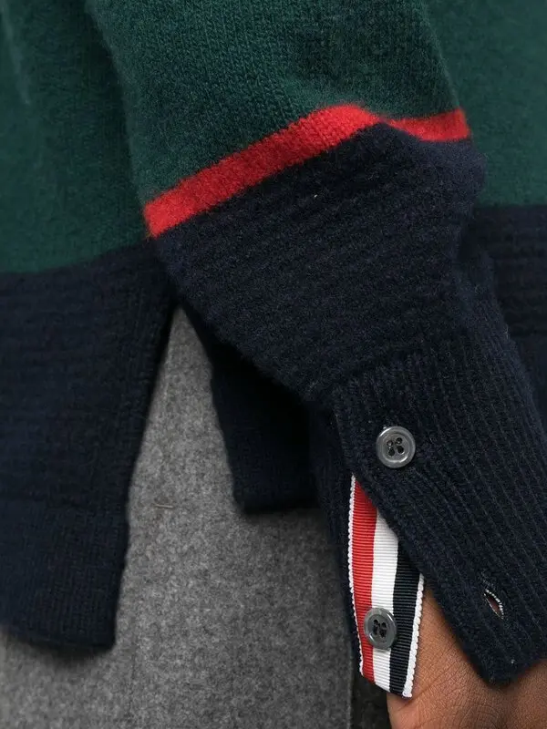Thom Browne Rugby Jacquard Polo Shirt