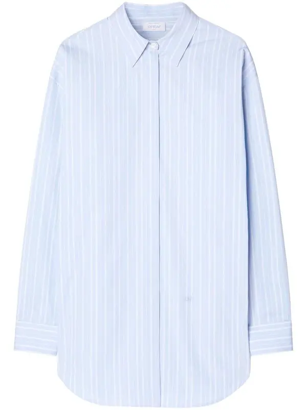 Off-White Pinstriped Poplin Shirt