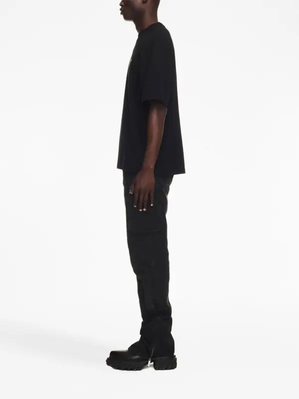 Off-White Slogan-print Cotton T-shirt