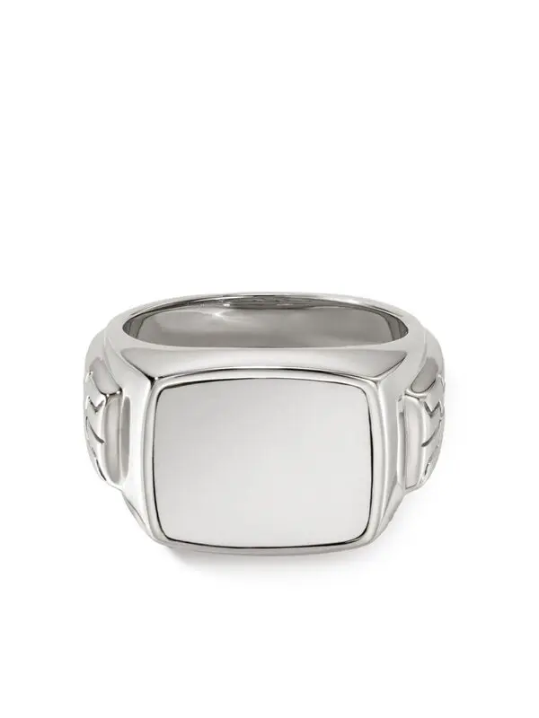 John Hardy Sterling Signet Ring - Silver