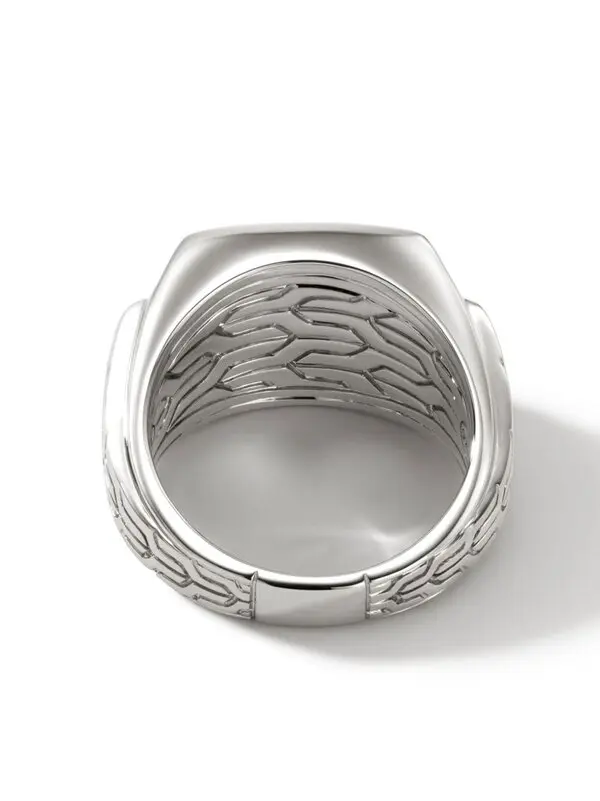 John Hardy Id Signet Sterling- Ring