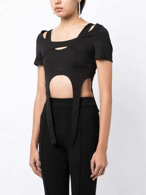 HELIOT EMIL Arid Harness Top - Black