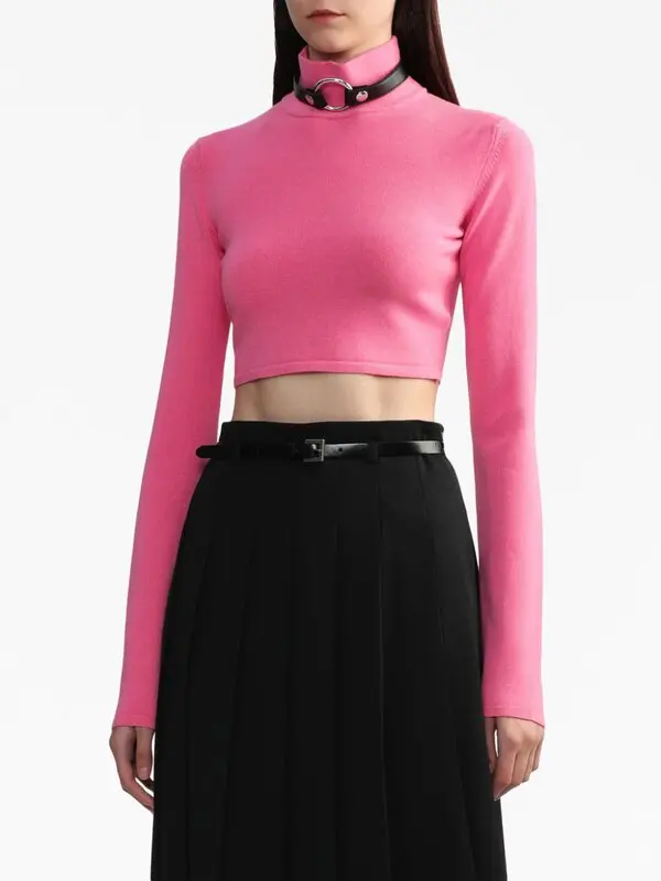 1017 Alyx 9sm Long-sleeve Cropped Jumper