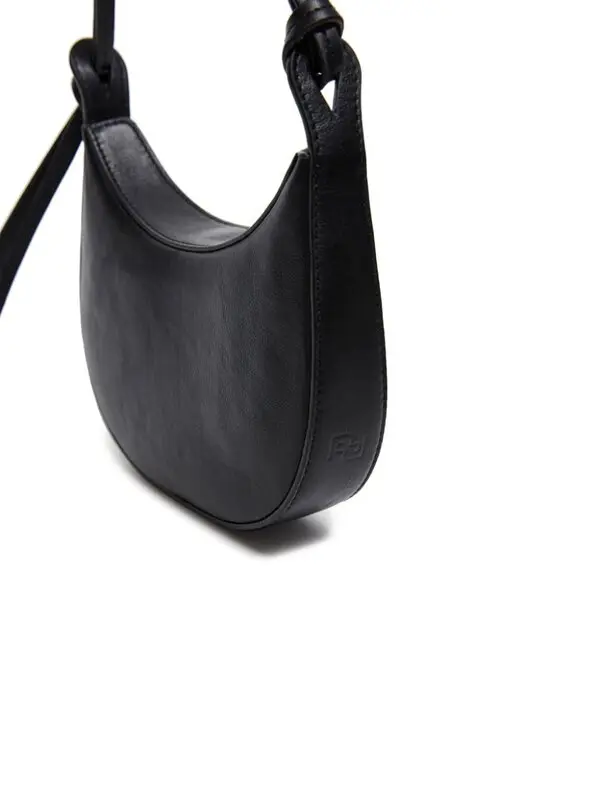 REFORMATION Mini Rosetta Shoulder Bag - Black