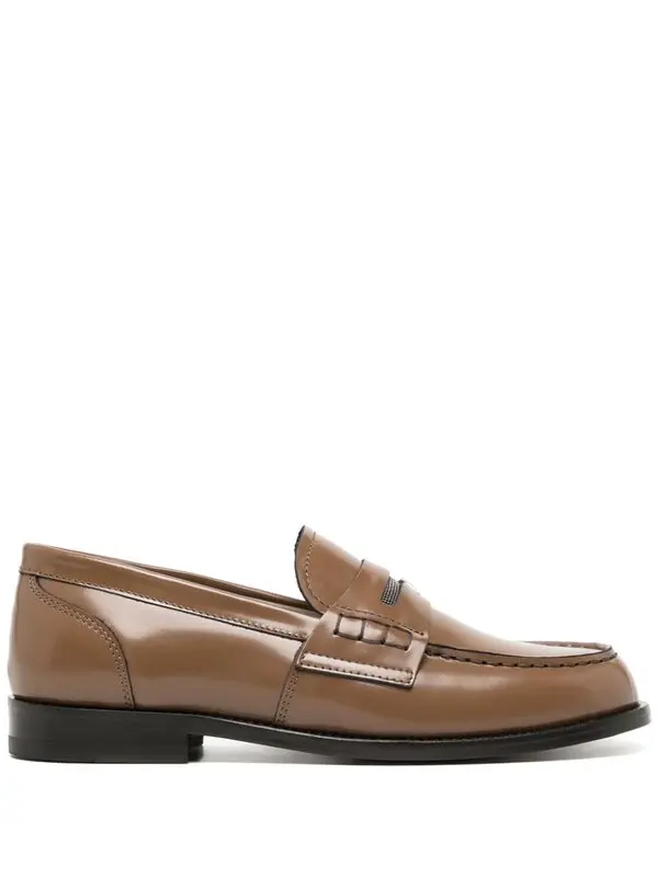 Fabiana Filippi Leather Loafers