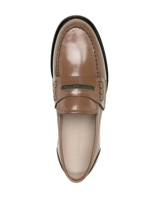 Fabiana Filippi Leather Loafers