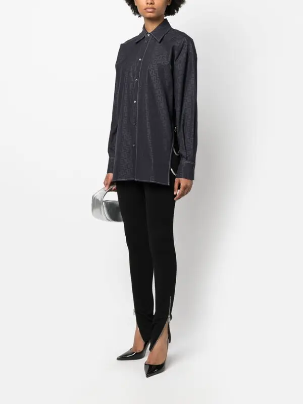 Gcds Logo-print Cotton Shirt