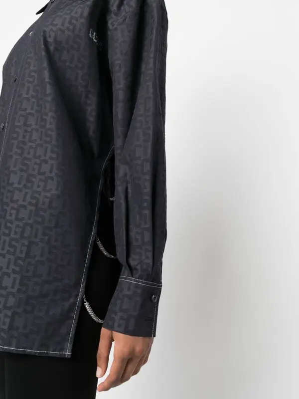 Gcds Logo-print Cotton Shirt