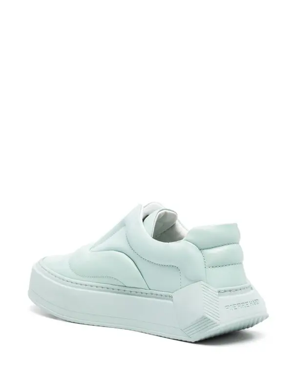 Pierre Hardy Skate Cubix Leather Sneakers - Green