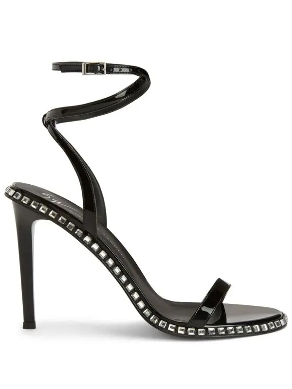 GIUSEPPE ZANOTTI Bellatriks 105mm Leather Sandals