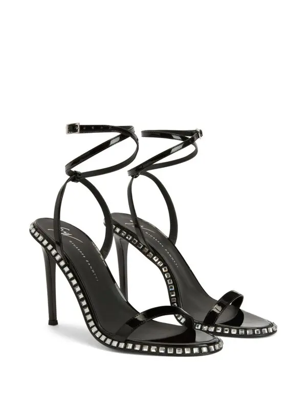 GIUSEPPE ZANOTTI Bellatriks 105mm Leather Sandals