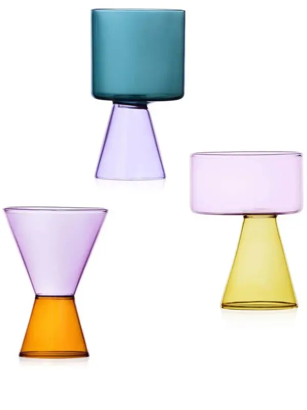 ICHENDORF MILANO Travasi Geometric Glasses - Purple