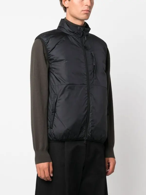 Aspesi Padded High-neck Gilet - Black