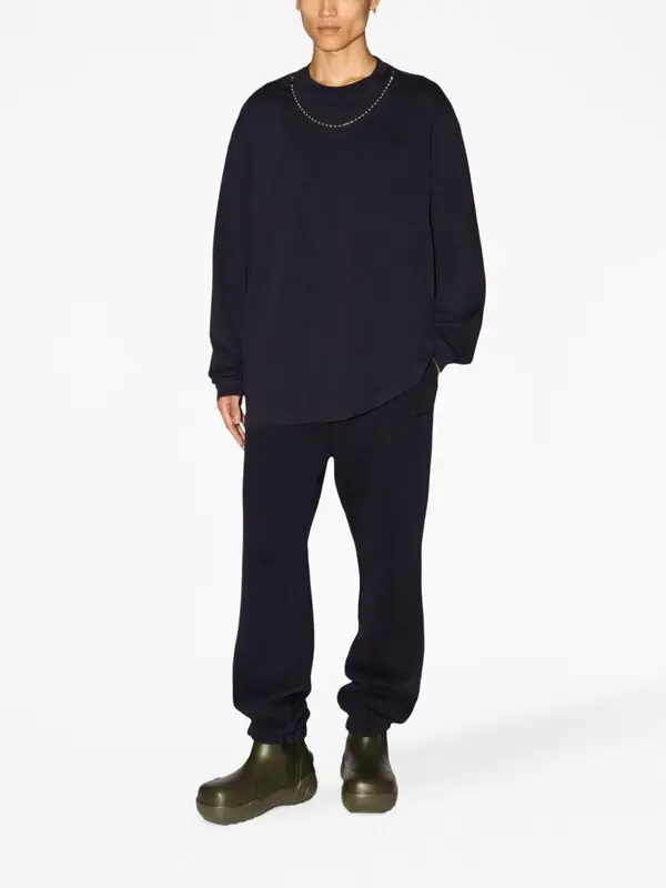 AMBUSH Chain-embellished Cotton Sweatshirt