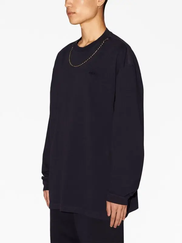AMBUSH Chain-embellished Cotton Sweatshirt