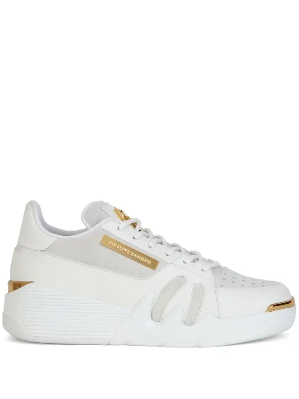 GIUSEPPE ZANOTTI Talon Leather Sneakers - White