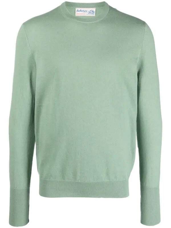 BALLANTYNE Crew-neck Cashmere Jumper - Green