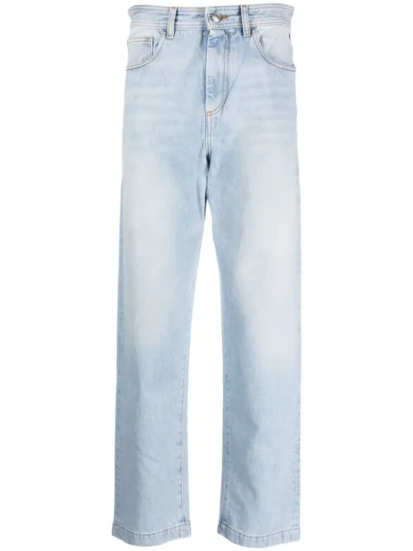 Gcds Graffiti Wide-leg Jeans