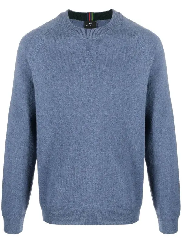 Paul Smith Mélange-effect Merino Wool Jumper