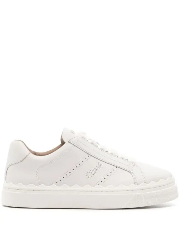 Chloé Lauren Leather Sneakers
