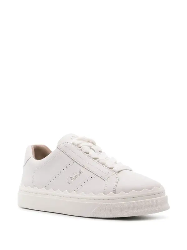 Chloé Lauren Leather Sneakers