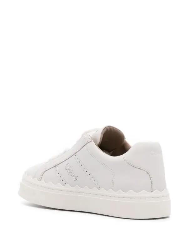 Chloé Lauren Leather Sneakers