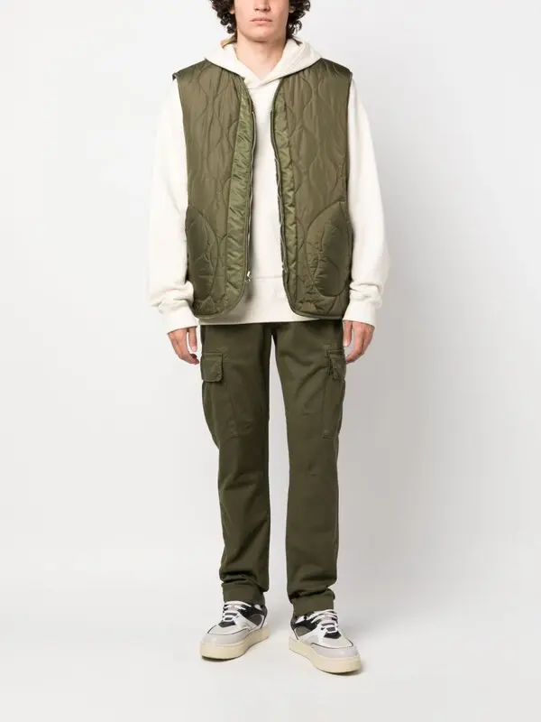 Alpha Industries Straight-leg Cotton Cargo Trousers - Green